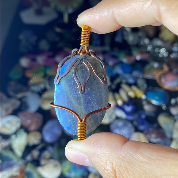 Jewelry | Labradorite Wire Wrapped Pendant | Poshmark